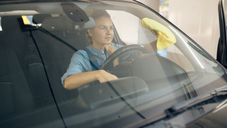Clean Inside Windscreen - jimscleaning.com.au